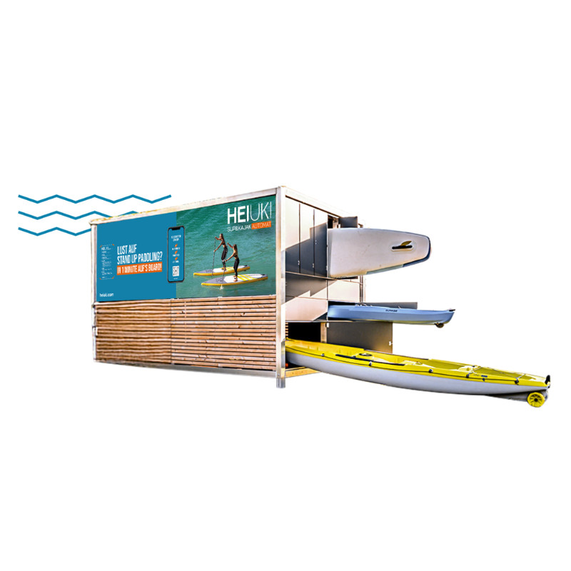 Beach Surfboard Rental Locker Vending Machine with Card Reader | Smart ...
